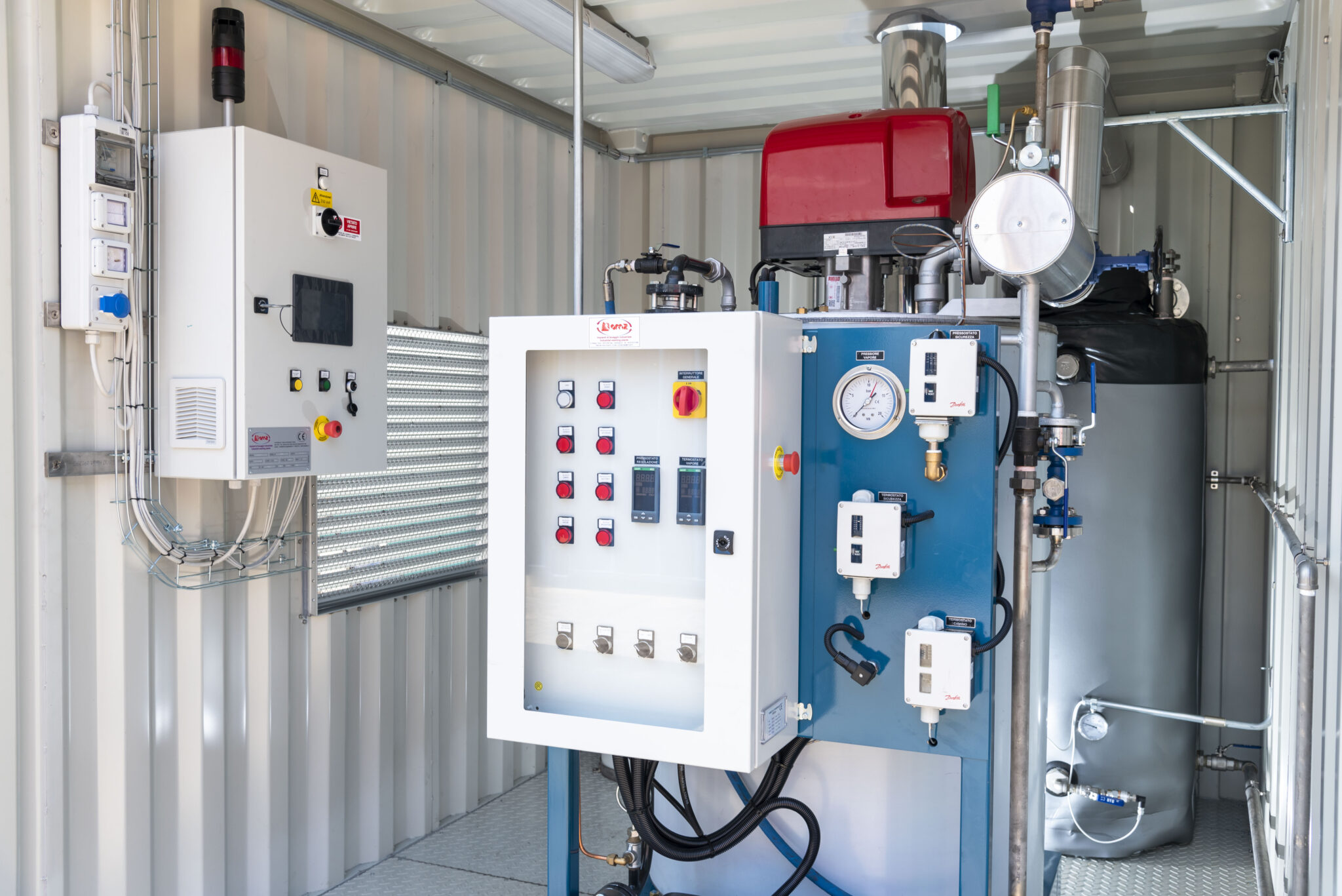 Thermic stations and pumping stations in containers – OMZ